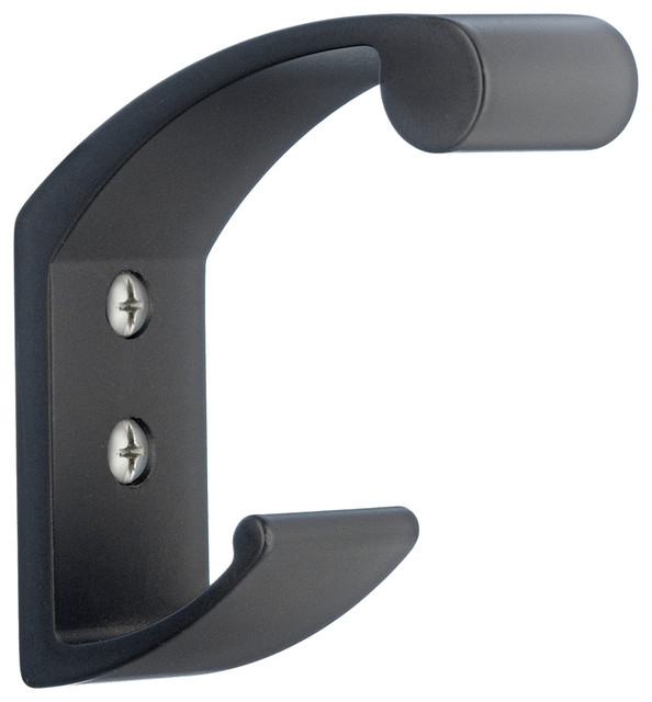 Decorative Hooks For The Home, Enamel Black - Transitional - Wall Hooks ...