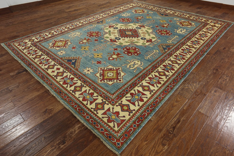 Oriental Super Kazak Rug, 9'x12'5", 9'x12'5" - Southwestern - Area Rugs ...