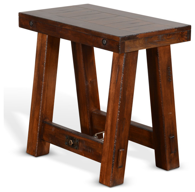 Tuscany Chair Side Table - Rustic - Side Tables And End Tables - by ...