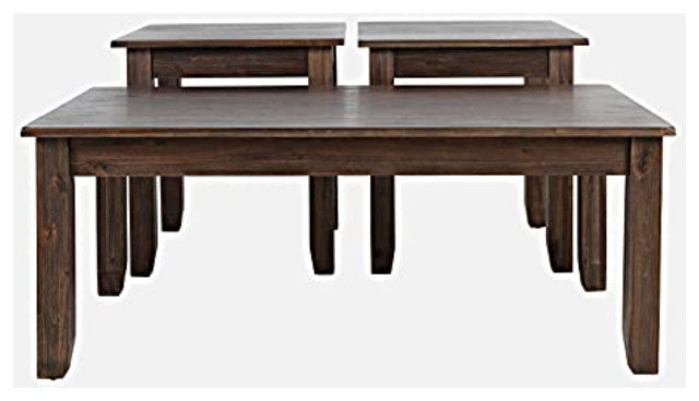 Eros Contemporary 3 Piece Coffee Table Set - Transitional - Coffee ...