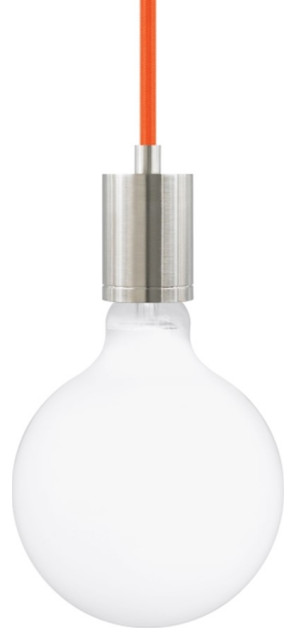 Tech Lighting TD-SoCo Mod Soc Pendant, 24' Cord Orange, Chrome ...