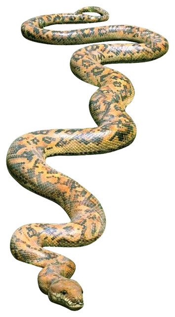Giant Burmese Python Statue - Tropical - Garden Statues And Yard Art ...
