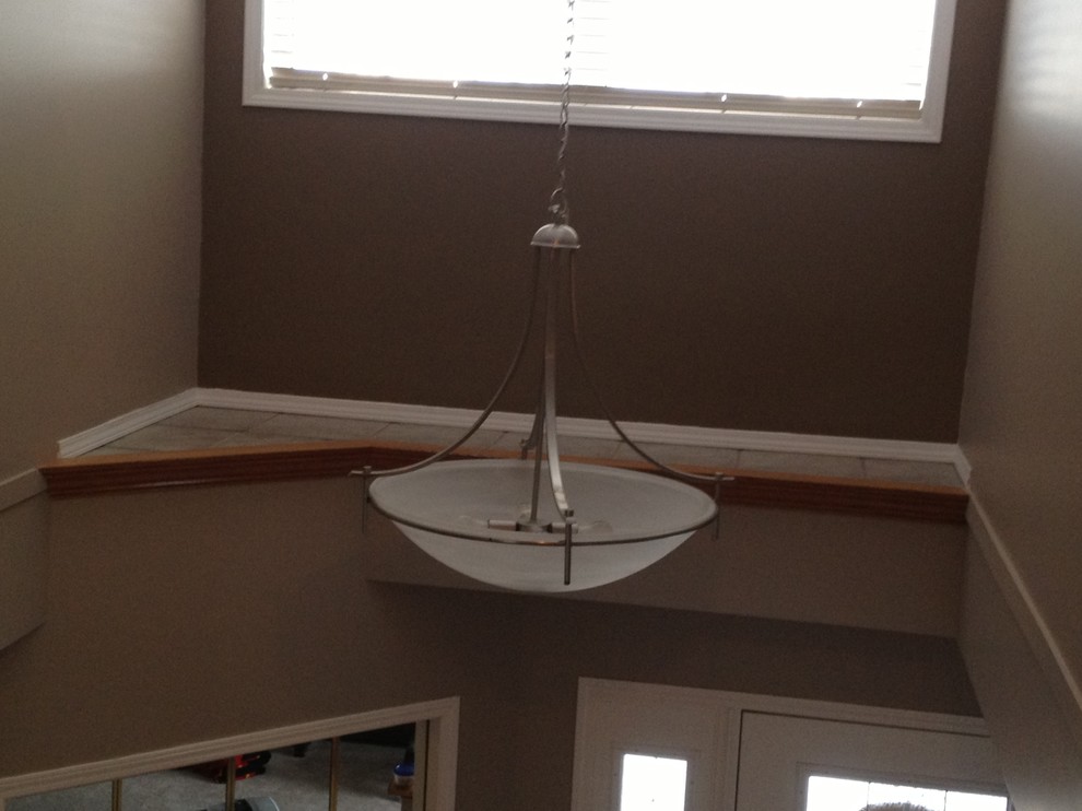 Above the door ledge 12" wide