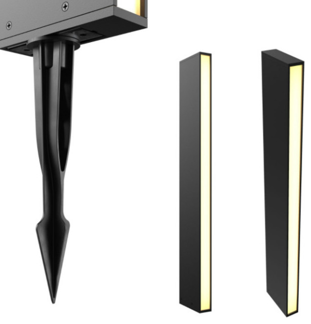 DALS Lighting LRB30-3K Column 30" Tall 12V LED Bollard Path Light ...