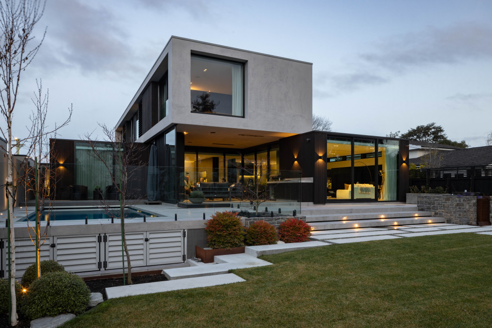 Overhang House - Contemporary - Exterior - Christchurch - by O'Neil ...