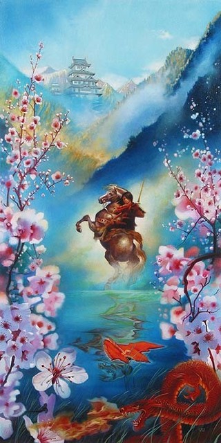 Disney Fine Art A Warrior's Reflection by John Rowe - Asian - Fine Art ...