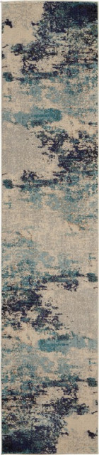 Nourison CELESTIAL Contemporary Rugs CES02, 2'2"x12' - Contemporary ...