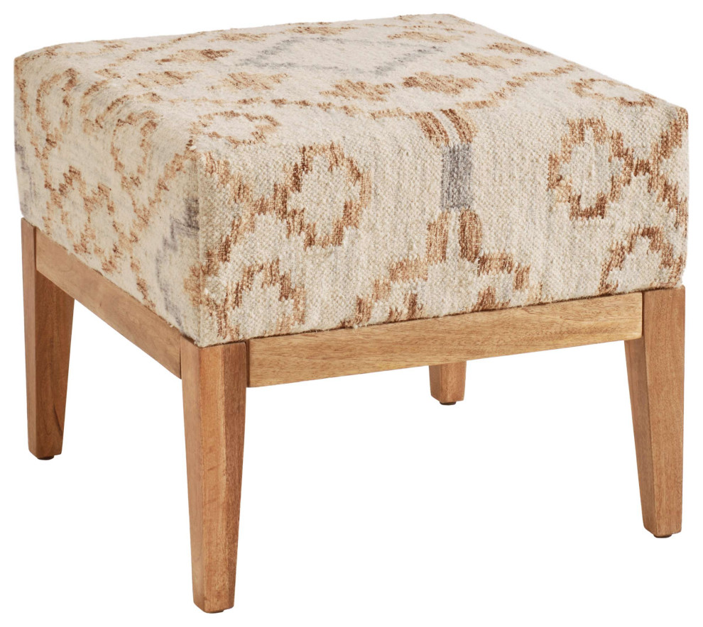 Jelly Roll Sky Freida Rug Bench, Small Square - Southwestern ...