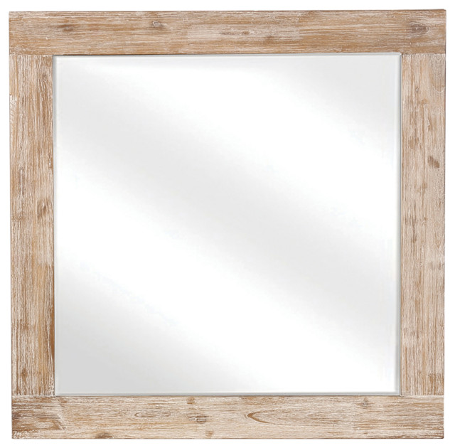 Marlow Rectangular Dresser Mirror Rough Sawn Multi - Farmhouse - Wall ...