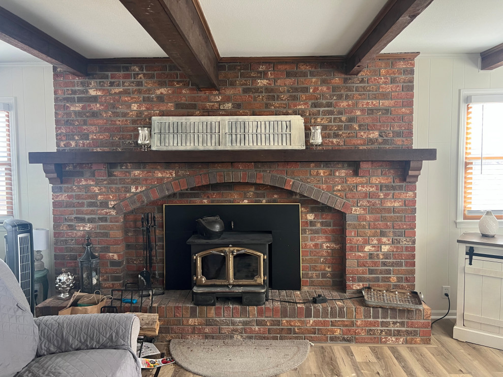Need help decorating this huge fireplace