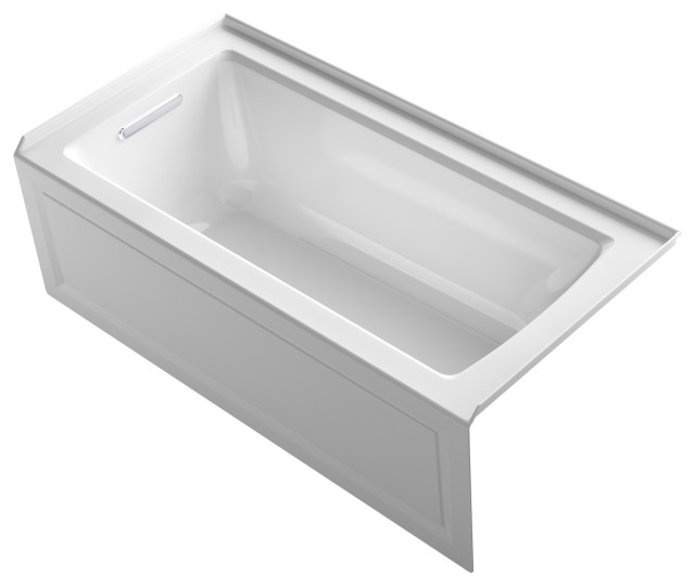 Kohler K-1946-LA Archer Three Wall Alcove Soaking Tub - Contemporary ...