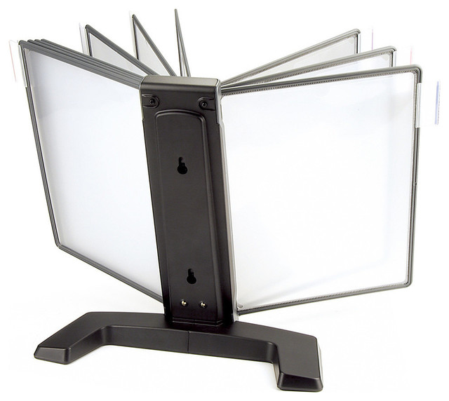 Aidata, Weighted Desktop Reference Organizer, 10 Panel - Contemporary ...