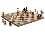 Wobble Chess Set, Walnut - Transitional - Board Games And Card Games ...