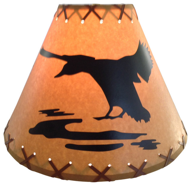 14" Diameter Duck Shade - Rustic - Lamp Shades - by Reel Lamps | Houzz
