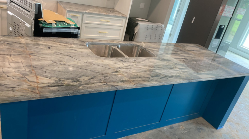 Ijen Blue Quartzite Kitchen Countertops - September 2022 - Kitchen ...