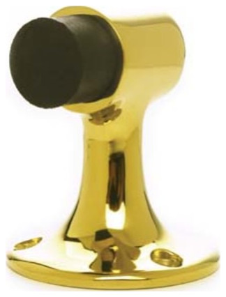 Deltana DSF3225 Solid Brass Heavy Duty Floor Mount Door Stop Door ...