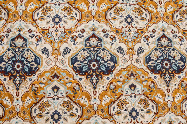 Traditional Damask Printed Cotton Fabric By The Yard, Printed Cotton ...