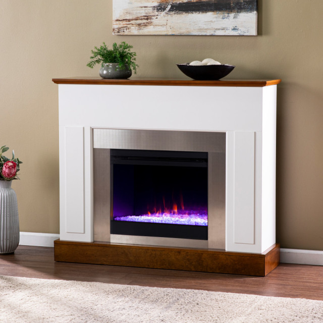 Trandling Color Changing Electric Fireplace - Transitional - Indoor ...