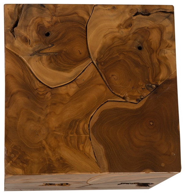 Teak Slice Side Table - Rustic - Side Tables And End Tables - by Phillips Collection | Houzz