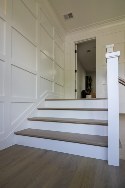 87_Welcoming and Functional Contemporary U-shaped Staircase, Arlington ...