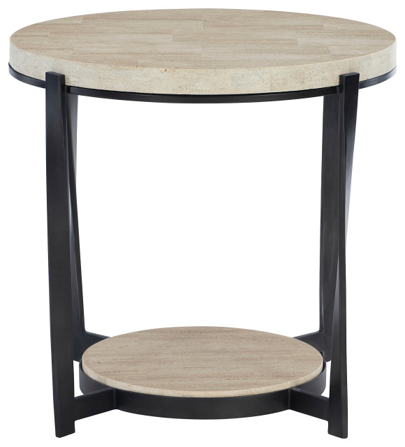 Bernhardt Berkshire Side Table, 27"W x 27"D x 25"H - Industrial - Side ...