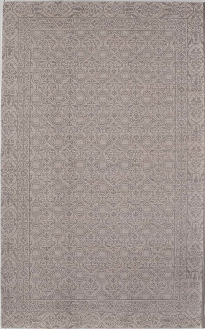 Rugs America Wilshire 2'x3' Rug, Gray Ivory, 2'x4' - Traditional - Area ...