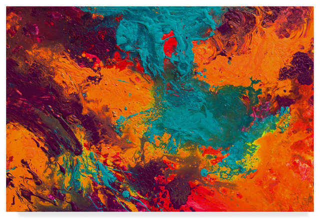 Jace D. Mctier 'Creation of America' Canvas Art, 47"x30" - Contemporary ...