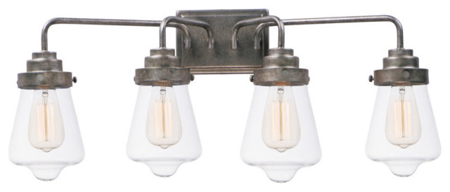 Cape Cod 4-Light Wall Sconce - Industrial - Bathroom Vanity Lighting ...