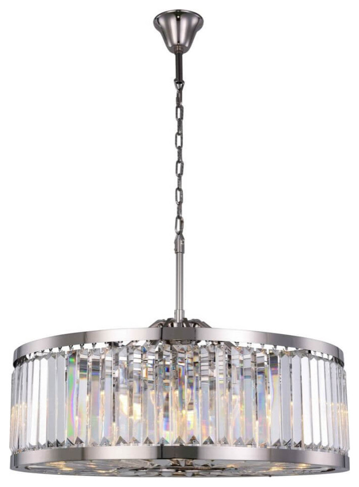 Elegant Lighting Chelsea Crystal Chandelier, 35.00 - Transitional ...