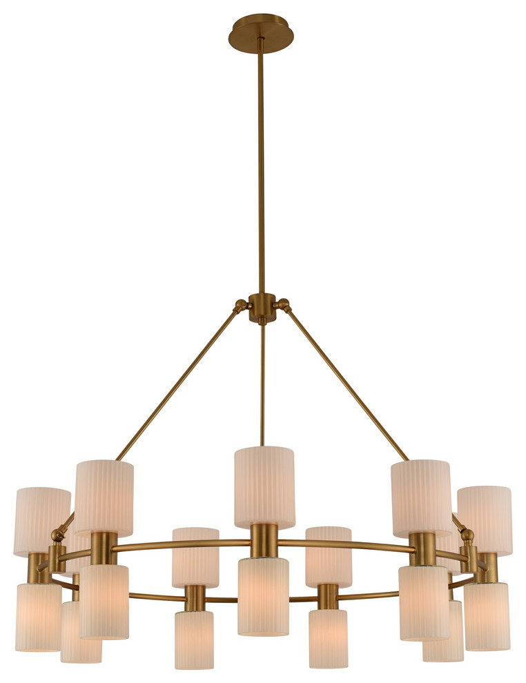 Harlowe 40x30" 18-Light Transitional Chandelier by Kalco - Transitional ...