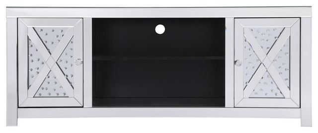 Crystal Mirrored TV Stand - Contemporary - Entertainment Centers And Tv ...
