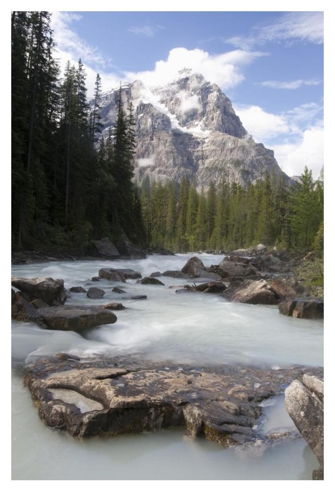 "Mount Stephen and Yoho River, Yoho National Park, British Columbia ...