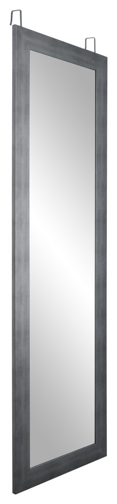 Cool Muted Silver Over the Door Full Length Mirror 21.5''"x71 ...