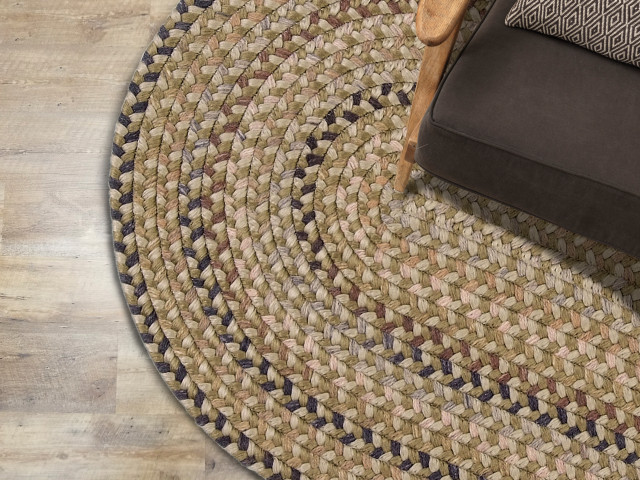 Colonial Mills Charlesgate Multicolor Braided Rug, 11x11 - Farmhouse ...
