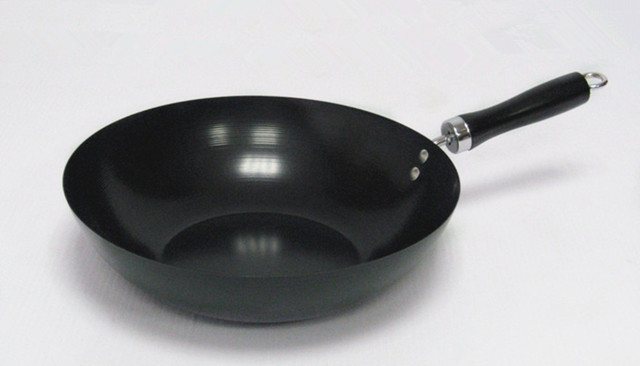 Gourmet Chef Non Stick Stir Fry Wok, 12" - Traditional - Woks And ...