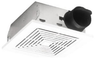 Broan 688 Ventilation Fan, White, 50 CFM - Contemporary - Bathroom ...