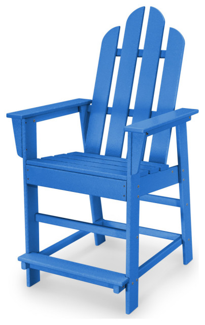 Polywood Long Island Counter Chair - Contemporary - Outdoor Bar Stools ...