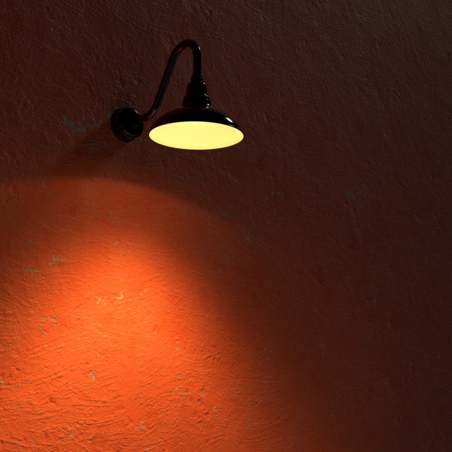 Gooseneck Barn Light With Vintage Arm With Chain, 12" - Farmhouse ...