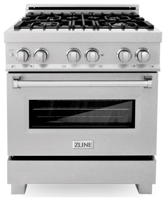 48" Dual Fuel Range, DuraSnow Stainless Steel With DuraSnow Stainless ...