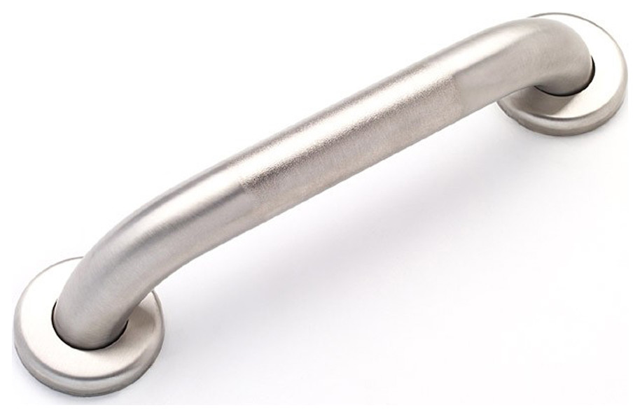 16" ADA Compliant Peened Grip Grab Bar With Concealed Screw, 1.25 ...