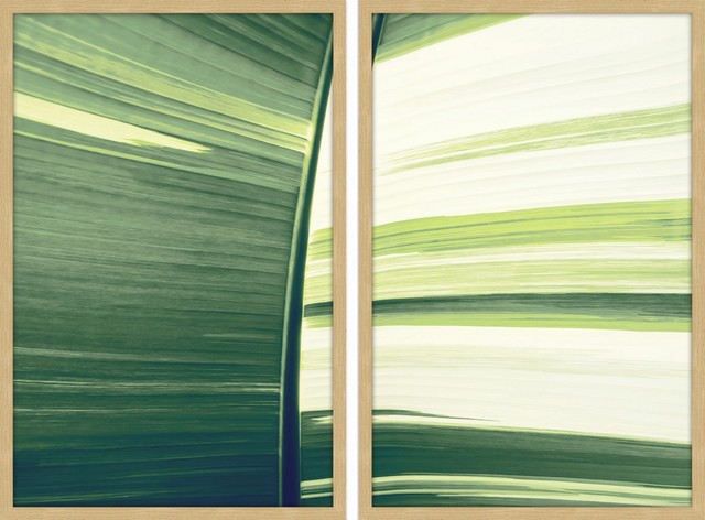 Santa Monica Diptych, 48x36 - Tropical - Prints And Posters - by ...