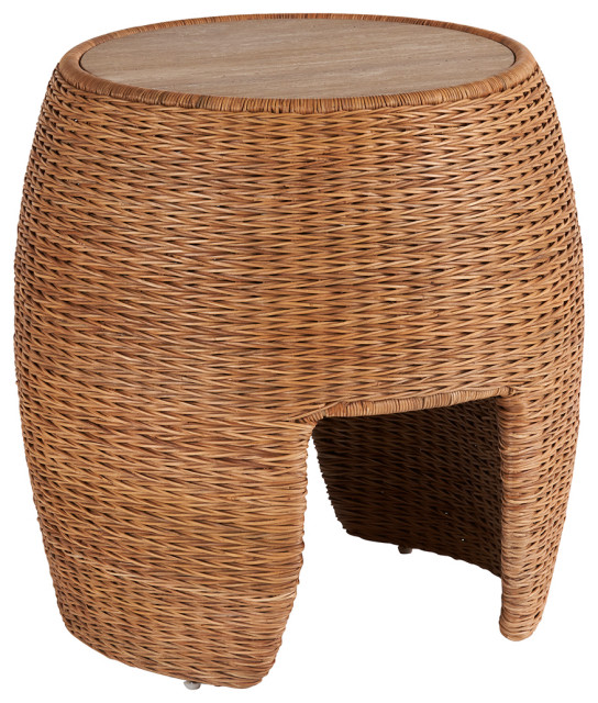 The Coastal Living Weekender Havasu End Table - Tropical - Side Tables ...