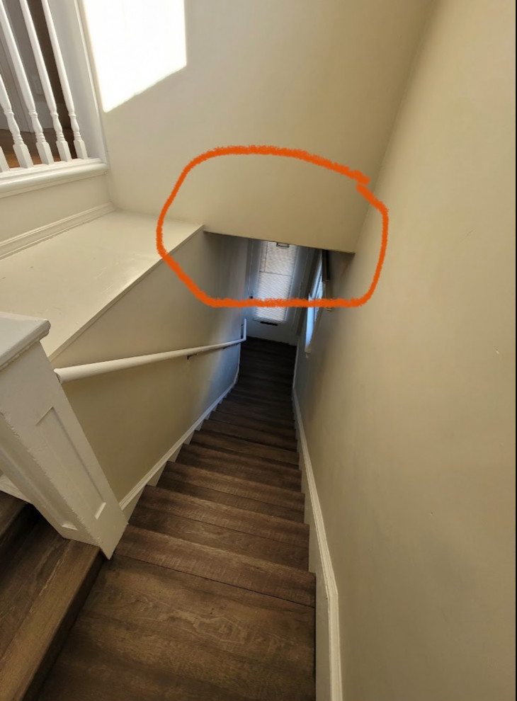 How to get more headspace on stairs?
