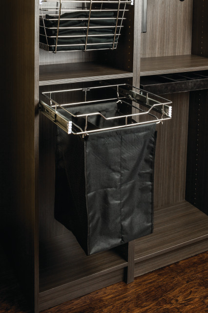 18" Pullout Hamper (3 Colors) - Contemporary - Hampers - by KnobsCo | Houzz
