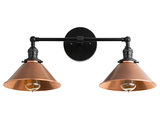 Copper Vanity Light, Industrial Decor - Industrial - Bathroom Vanity ...