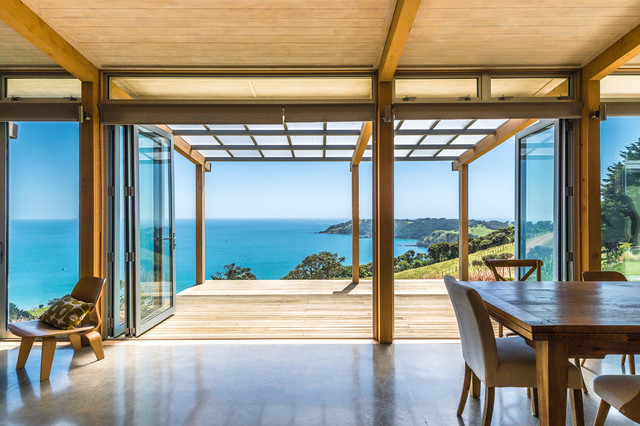 We Can Dream: Maori-Inspired Island Home With Views of Land and Sea