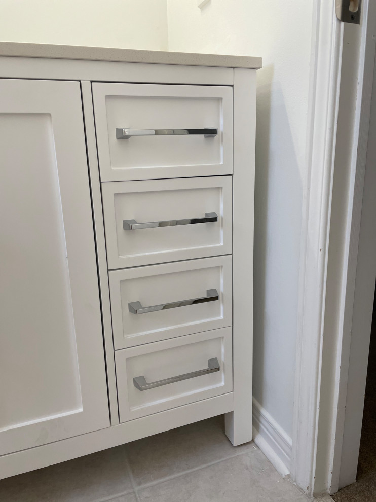 Vanity with legs installation advice | Houzz Forum