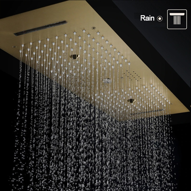 Led Column Mist Shower System, Hand Shower - Contemporary - Showerheads ...