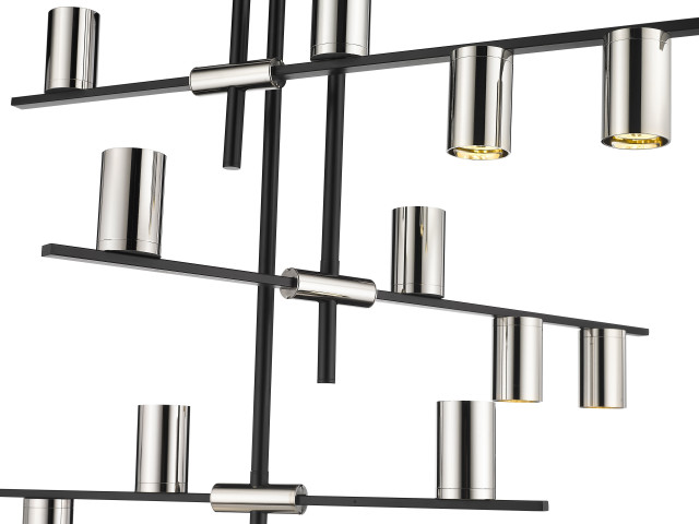 Zlite 814-12MB-PN 12-Light Chandelier, Other - Modern - Chandeliers ...