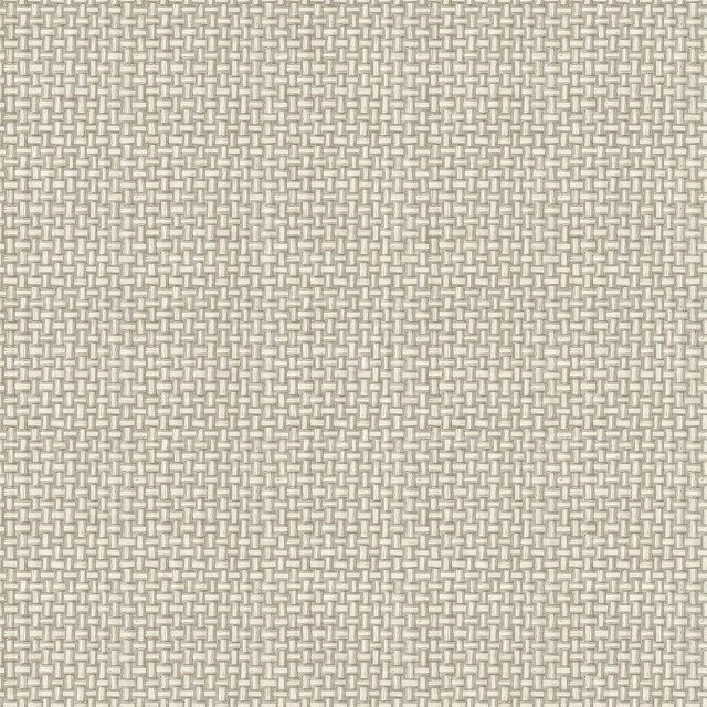 Woven Effect Textured Geometric Wallpaper, Sample - Contemporary ...
